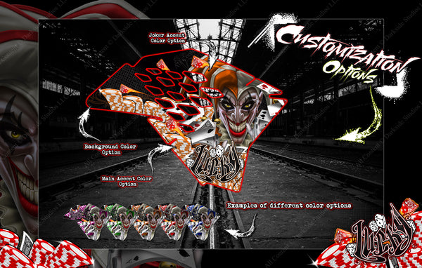 'Lucky' Joker Themed Chassis Skin Fits Hpi Rs4 Sport 3 Skid Plate #106 ...