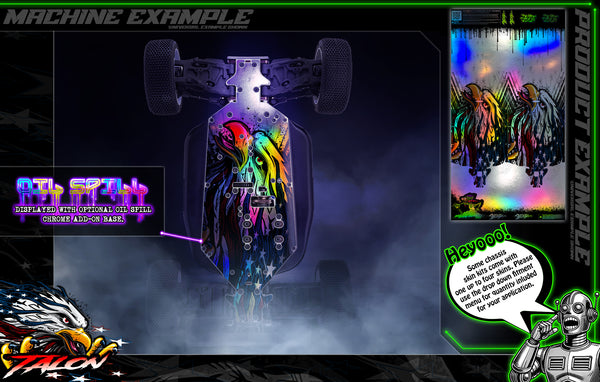 'Talon' Chassis Wrap Hop Up Accessory Skins Fits MCD Racing RR5 Max, W ...