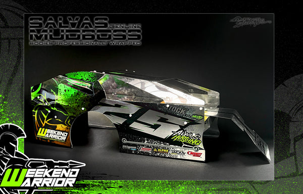 Graphics Wraps and Skin Installation on Genuine Salvas Mudboss Lexan B ...