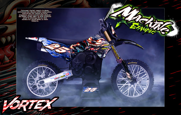 'Vortex' Customizeable Graphics Kit Fits Losi ProMoto-Supermoto MX Hop ...