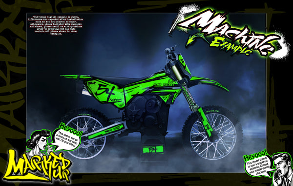 'Marked Up' Customizeable Graphics Kit Fits Losi ProMoto-Supermoto MX ...