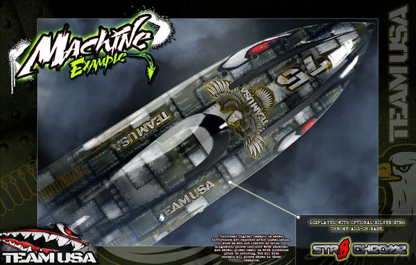 Buy Aftermarket RC Boat Graphics Wraps & Decals For Oxidean Marine - D ...