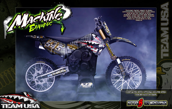 'Team USA' Customizeable Graphics Skin Wrap Kit Fits Losi ProMoto-MX H ...