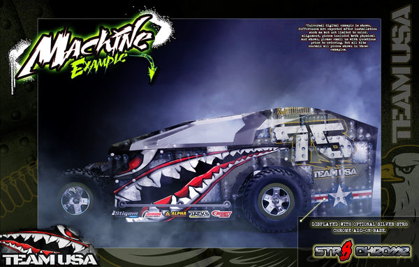 'Team USA' Customizable Graphics Wrap Skin Kit Fits JBody RC Mudboss ...