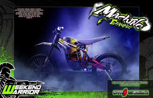 'Weekend Warrior' Graphics Wrap Skin Decals For Surron Light Bee / Sto ...