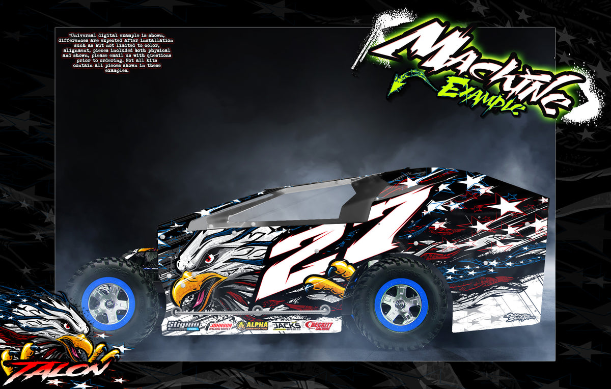 Aftermarket RC Graphics Wraps & Decals for Salvas Mudboss | Darkside S ...