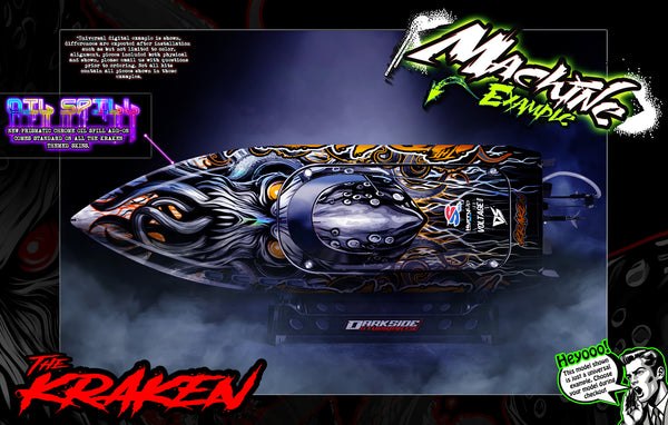 'The Kraken' Themed Graphics Skin Kit Fits Pro Boat® | BlackJack | Imp ...