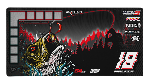 'Bassin' Premium RC Pit / Work Mat – Customizable, Rollable, Rubber no ...