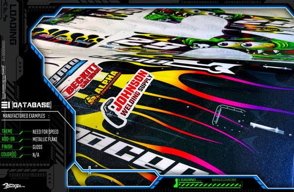 'TRIM TO FIT' T.T.F. (TRIM TO FIT) SKID PROTECTION CHASSIS WRAP GRAPHI ...