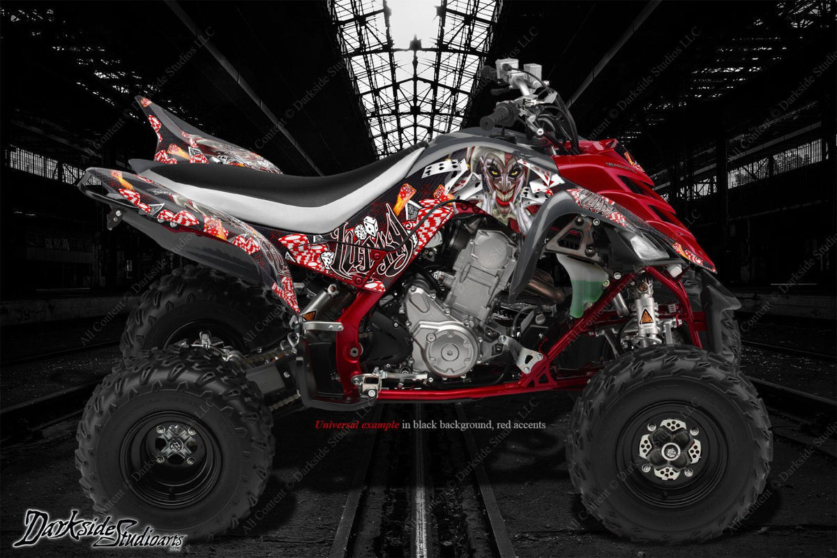 Graphics Kit For Yamaha 2006-2012 Raptor 700 Wrap "Lucky" Fits Oem Pla ...
