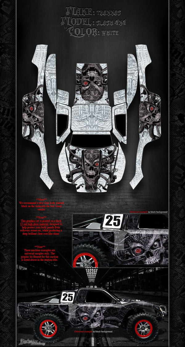 'Machinehead' Graphics Package Fits Traxxas Slash 4X4 Oem Lexan Body ...