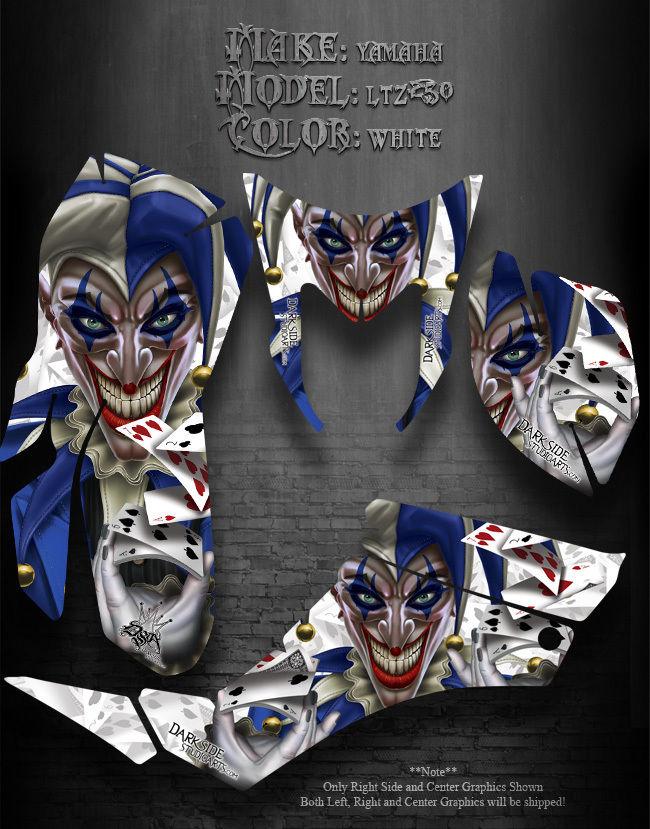 Graphics Kit For Suzuki 04-10 Ltz250 Z250 Quadsport Atv "The Jesters G ...