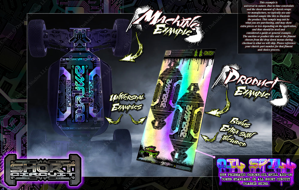 'Short Circuit' Graphics Wraps Skins and decals by Darkside Studios LL ...