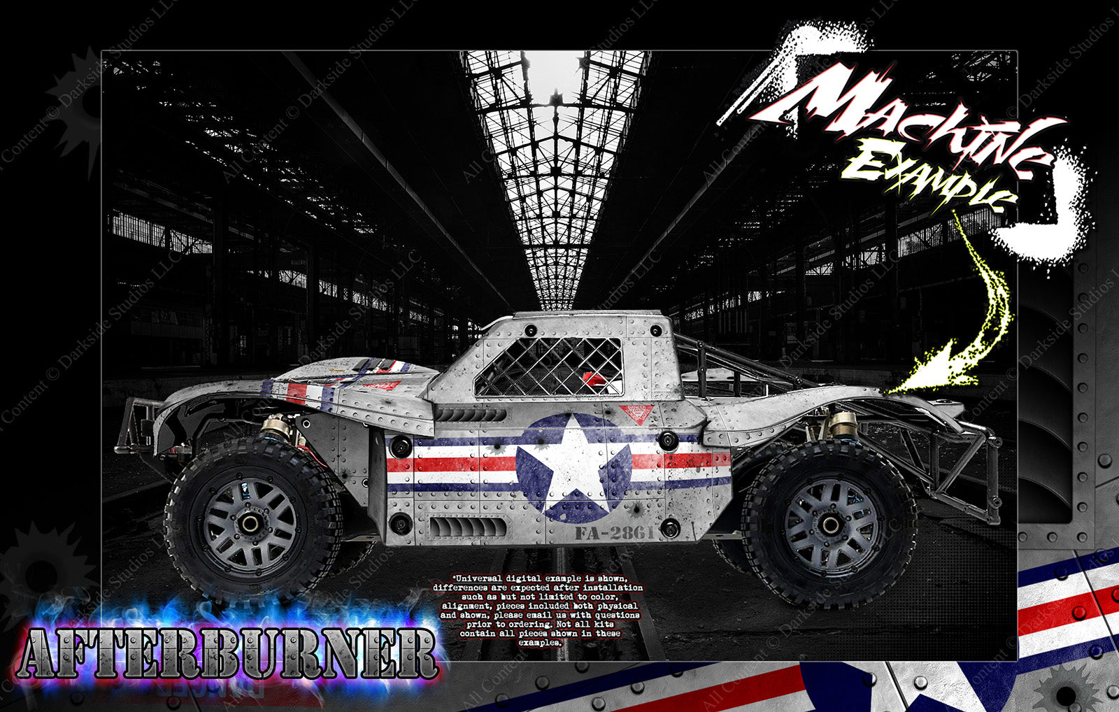 Aftermarket RC Graphics Wraps & Decals For 30° North - Darkside Studio ...