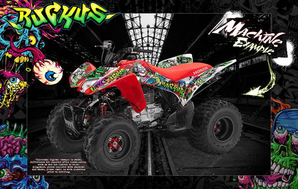 Graphics For Honda Trx250Ex Trx250X Trx300Ex Wrap 'Ruckus' Fits Oem Fe ...
