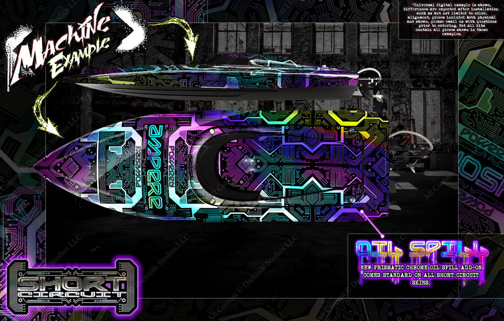 'Short Circuit' Graphics Wraps Skins and decals by Darkside Studios LL ...