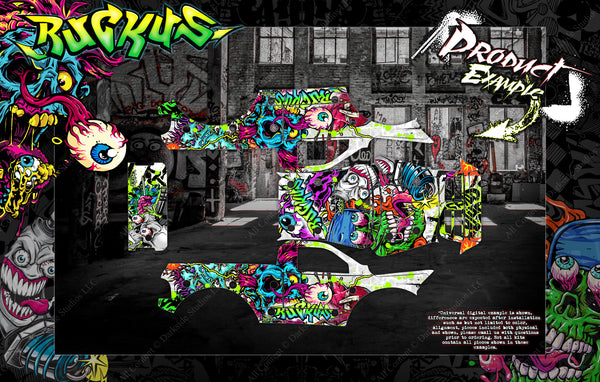Primal Rc Raminator Monster Truck Wrap "Ruckus" Graphics Hop-Up Decal ...