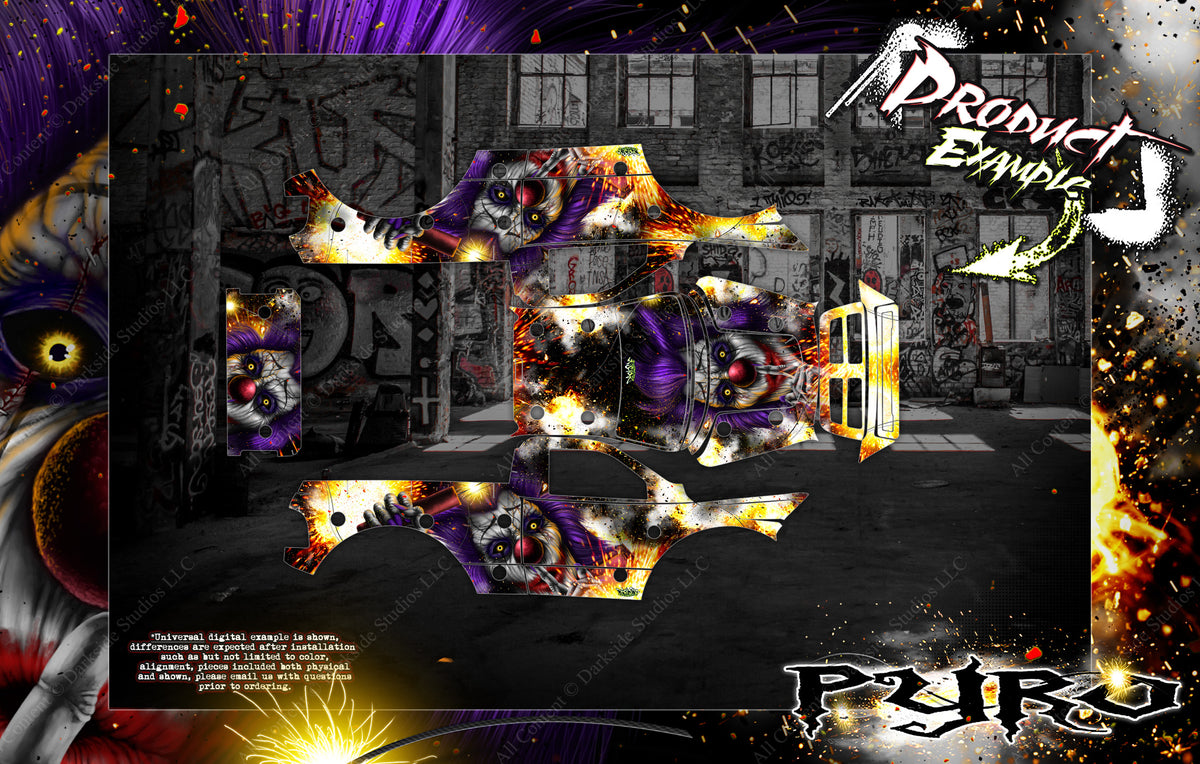 Primal Rc Raminator Monster Truck Wrap "Pyro" Graphics Hop-Up Decal Ki ...