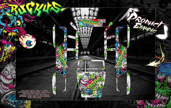 'Ruckus' Themed Graphics Wrap Skin Fits Axial Wraith / Spawn / Jeep ...