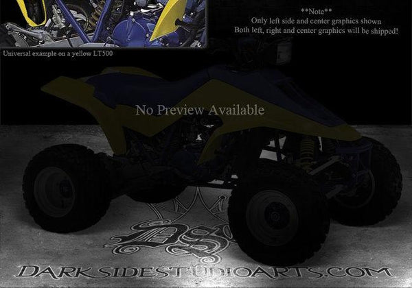 Graphics Kit For Suzuki Lt500 Quadracer Quadzilla Decals "The Outlaw ...